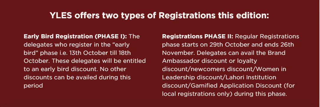 Registration Page YLES 2025
